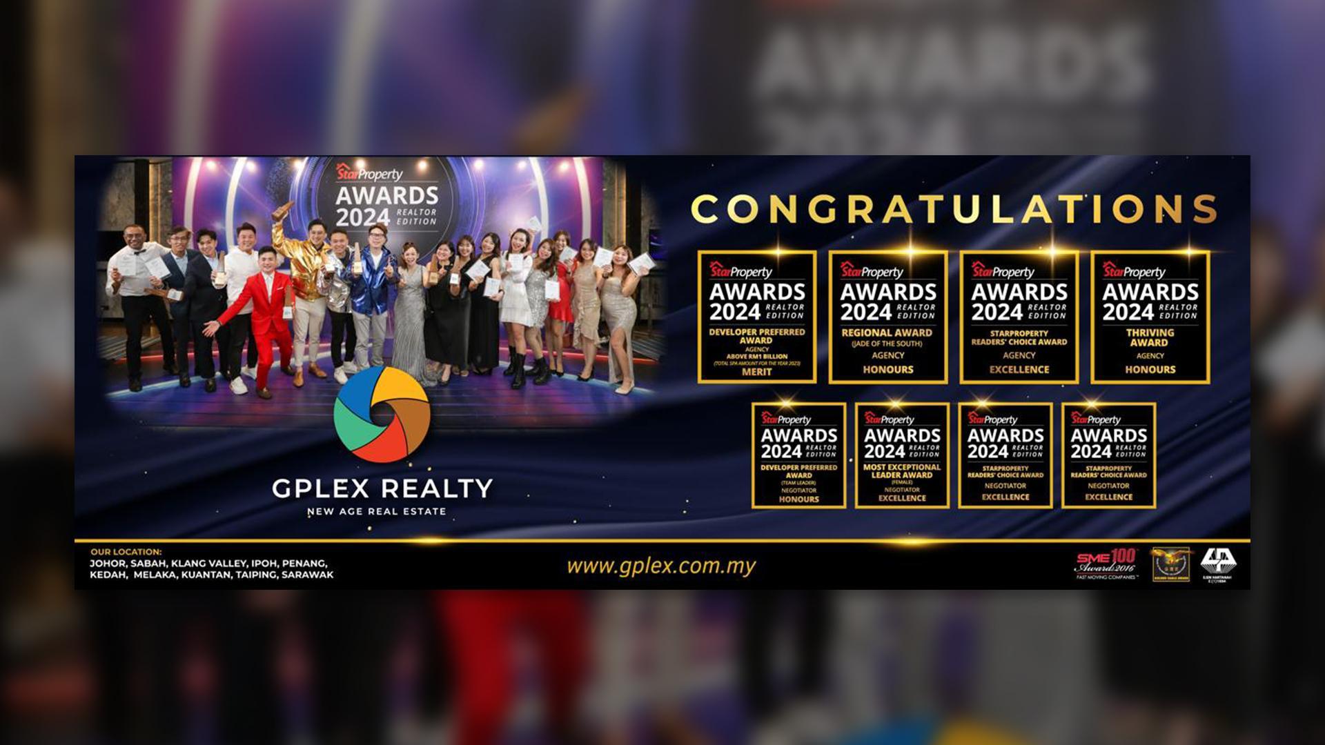 Celebrating Excellence: Gplex Wins the Star Property Award 2024 ...